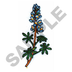 TEXAS BLUEBONNET Embroidery Design | EmbroideryDesigns.com