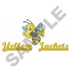 YELLOW JACKETS Embroidery Design | EmbroideryDesigns.com