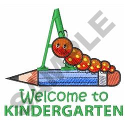 WELCOME TO KINDERGARTEN Embroidery Design | EmbroideryDesigns.com
