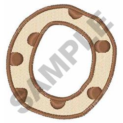 POLKADOT LETTER O Embroidery Design | EmbroideryDesigns.com