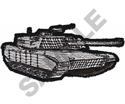 M1 ABRAMS TANK Embroidery Design | EmbroideryDesigns.com