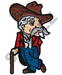 ANIMATED COLONEL Embroidery Design | EmbroideryDesigns.com