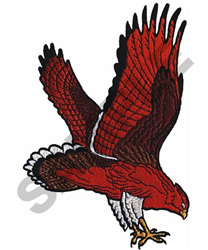 HAWK Embroidery Design | EmbroideryDesigns.com