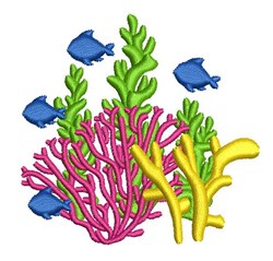SEA CORAL Embroidery Design | EmbroideryDesigns.com