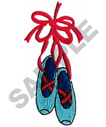 BALLET SHOES Embroidery Design | EmbroideryDesigns.com