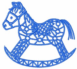ROCKING HORSE Embroidery Design | EmbroideryDesigns.com