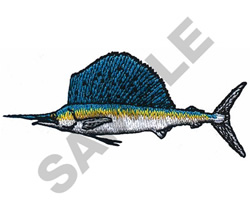 SAILFISH Embroidery Design | EmbroideryDesigns.com