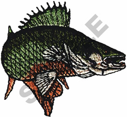 WALLEYE Embroidery Design | EmbroideryDesigns.com