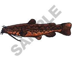 FLATHEAD CATFISH Embroidery Design | EmbroideryDesigns.com