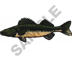 WALLEYE Embroidery Design | EmbroideryDesigns.com