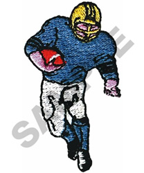 FOOTBALL PLAYER Embroidery Design | EmbroideryDesigns.com