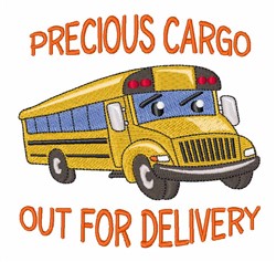 PRECIOUS CARGO BUS Embroidery Design | EmbroideryDesigns.com