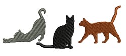 KITTY CAT BORDER Embroidery Design | EmbroideryDesigns.com