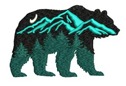 BEAR SCENE Embroidery Design | EmbroideryDesigns.com