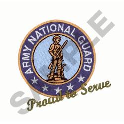 NATIONAL GUARD Embroidery Design | EmbroideryDesigns.com