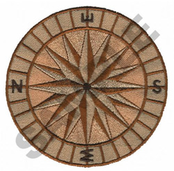 COMPASS Embroidery Design | EmbroideryDesigns.com