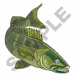 WALLEYE Embroidery Design | EmbroideryDesigns.com