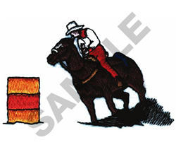 BARREL RACING Embroidery Design | EmbroideryDesigns.com