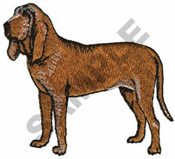 BLOODHOUND Embroidery Design | EmbroideryDesigns.com