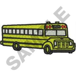 SCHOOL BUS Embroidery Design | EmbroideryDesigns.com