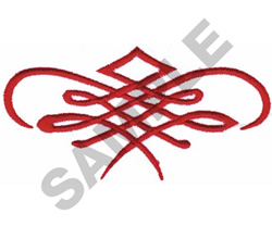 SCROLL Embroidery Design | EmbroideryDesigns.com
