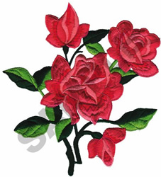 ROSES Embroidery Design | EmbroideryDesigns.com