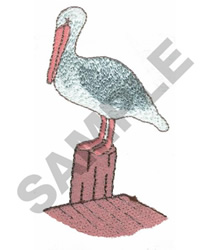 PELICAN Embroidery Design | EmbroideryDesigns.com