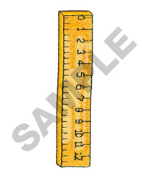 RULER Embroidery Design | EmbroideryDesigns.com