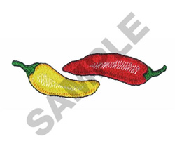PEPPERS Embroidery Design | EmbroideryDesigns.com