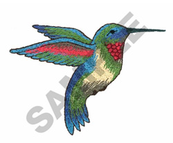HUMMINGBIRD Embroidery Design | EmbroideryDesigns.com
