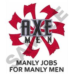 Free MANLY MEN Embroidery Design | EmbroideryDesigns.com