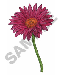 SINGLE FLOWER Embroidery Design | EmbroideryDesigns.com