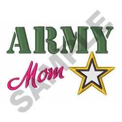 Army Mom Embroidery Design | EmbroideryDesigns.com