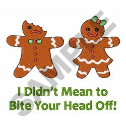 Bite Head Off Embroidery Design | EmbroideryDesigns.com