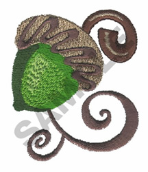 ACORN Embroidery Design | EmbroideryDesigns.com