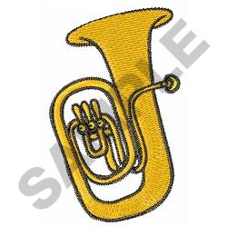 TUBA INSTRUMENT Embroidery Design | EmbroideryDesigns.com
