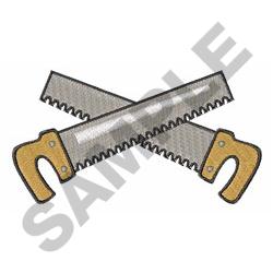 Free HAND SAWS Embroidery Design | EmbroideryDesigns.com
