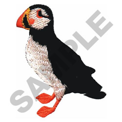 PUFFIN Embroidery Design | EmbroideryDesigns.com