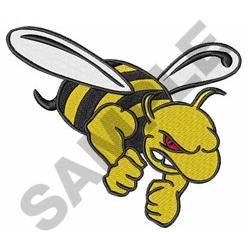 LARGE YELLOW JACKET Embroidery Design | EmbroideryDesigns.com