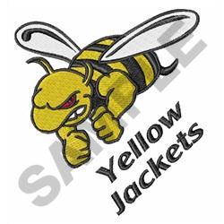 YELLOW JACKETS Embroidery Design | EmbroideryDesigns.com