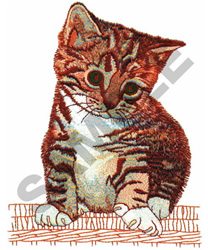 KITTEN Embroidery Design | EmbroideryDesigns.com