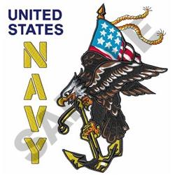 United States Navy Embroidery Design | EmbroideryDesigns.com