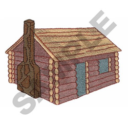 LOG CABIN Embroidery Design | EmbroideryDesigns.com