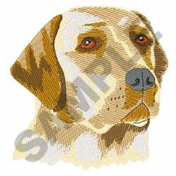 YELLOW LABRODOR Embroidery Design | EmbroideryDesigns.com