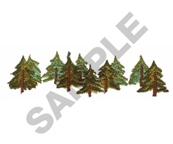 PINE TREE Embroidery Design | EmbroideryDesigns.com