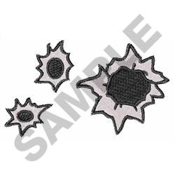 BULLET HOLES Embroidery Design | EmbroideryDesigns.com