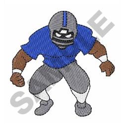 FOOTBALL PLAYER Embroidery Design | EmbroideryDesigns.com