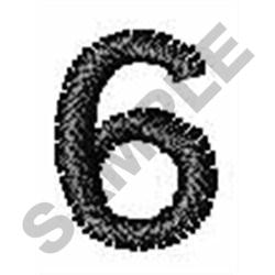 Plain Block Font 6 Embroidery Design | EmbroideryDesigns.com