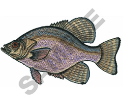 CRAPPIE Embroidery Design | EmbroideryDesigns.com