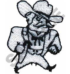 ANIMATED COLONEL Embroidery Design | EmbroideryDesigns.com